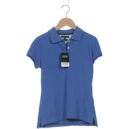 Tommy Hilfiger Damen Poloshirt, blau, Gr. 36