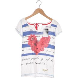 Desigual Damen T-Shirt, weiß, Gr. 34