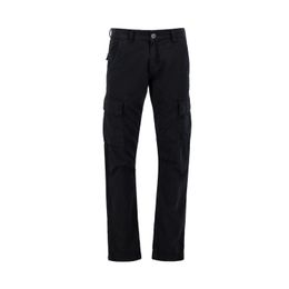 Cargohose Alpha Industries "Alpha Industries Men - Pants Agent Pant" Gr. 28, Normalgrößen, schwarz (black) Herren Hosen