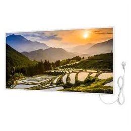 Bringer® Bild Infrarotheizung mit Rahmen - Kumano, Japan - 800 / mit Funk Thermostat und Fernbedienung