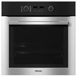 A+ (A+++ bis D) Miele Einbaubackofen "H 2761 B" Backöfen AirFry-Funktion, Automatikprogramme, Vernetzung mit Miele@Home silberfarben (edelstahl/cleansteel)