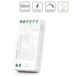 MiBoxer CCT LED Controller 2 in 1 Einfarbig / Dual White 2 Kanal 12/24V LED Str...