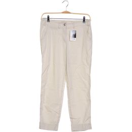 Marco Pecci Damen Stoffhose, cremeweiß, Gr. 38