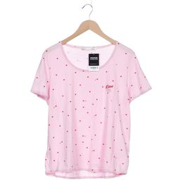 Oui Damen T-Shirt, pink, Gr. 44