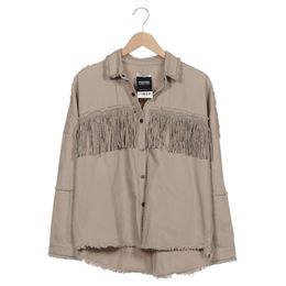 Zara Damen Jacke, beige, Gr. 34