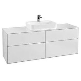 Villeroy & Boch Villeroy und Boch Finion Waschtischunterschrank F44100MT 160x60,3cm, Abdeckplatte white matt, White matt lacquer