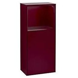 Villeroy & Boch Villeroy und Boch Finion Seitenschrank G530HBHB 41,8cm, rechts, Ladestation, Emotion, Regal Peony Matt Lacquer, Peony Matt