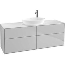 Villeroy & Boch Villeroy und Boch Finion Waschtischunterschrank G97100GJ 160x60,3cm, Emotion, Abdeckplatte white matt, Light grey matt