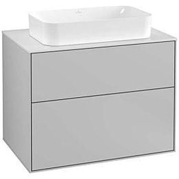 Villeroy & Boch Villeroy und Boch Finion Waschtischunterschrank G22100GJ 80x60,3cm, Emotion, Abdeckplatte white matt, Light grey matt