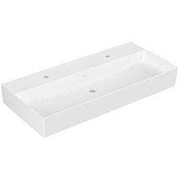 Villeroy & Boch Villeroy und Boch Villeroy & Boch Memento 2.0 Waschtisch 4A221K01 100 x 47 cm, weiß alpin, mit Hahnloch, ohne Überlauf