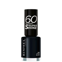 Rimmel 60 Seconds Rita Shades of Black Nail Polish (verschiedene Farbtöne) - Black Black 900