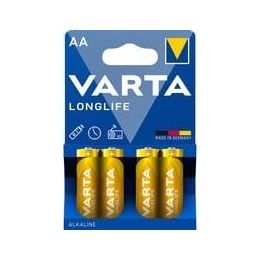 Varta Longlife AA, Batterie 4 St&uuml;ck, AA