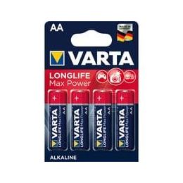Varta Longlife Max Power AA, Batterie 4 St&uuml;ck, AA