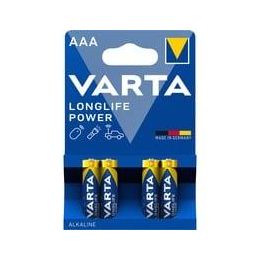 Varta Longlife Power AAA, Batterie 4 St&uuml;ck, AAA