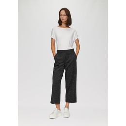 s.Oliver - Regular: Culotte aus Viskosemix, Damen, schwarz, Größe 42