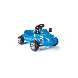 Pilsan Kinder Tretauto Happy Herby 07303, Lenkrad mit Hupe, Pedale, ab 3 Jahre blau