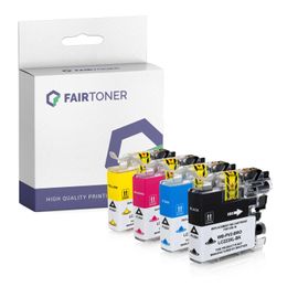 FairToner 4er Multipack Set Kompatibel f&uuml;r Brother DCP-J 4120 DW (LC-223) Druckerpatronen