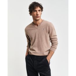 Gant Superfine Lambswool V-Neck Pullover