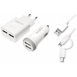 Logilink USB-Ladeset PA0137, 3.tlg