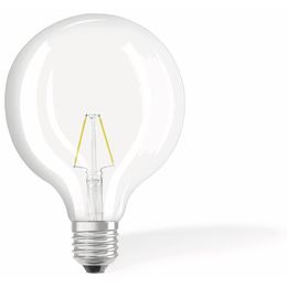 Osram LED-Lampe RETROFIT, E27, EEK: F, 2 W, 250 lm, 2700 K, G125