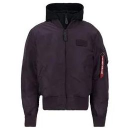 Bomberjacke Alpha Industries "Alpha Industries Men - Bomber Jackets MA-1 D-Tec" Gr. S, lila (plum) Herren Jacken