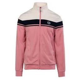 Trainingsjacke Sergio Tacchini "DAMARINDO TRACK TOP Herren" Gr. L, rosa (wild rose/gardenia) Herren Jacken Trainingsjacke Herren, leichte Jacke, Retro, Sportjacke, Outdoor, Sale