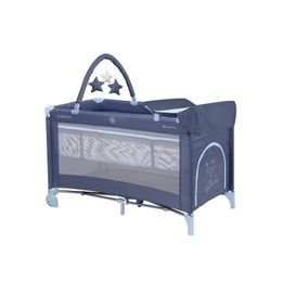 Kikkaboo Reisebett So Gifted Plus zwei Ebenen, Spielbogen, Wickelauflage, R&auml;der blau