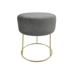 ECHTWERK Sitzhocker "Marylin" mit Samtbezug