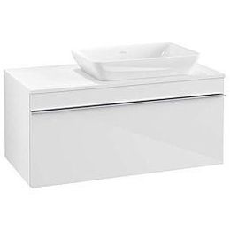 Villeroy & Boch Villeroy und Boch Venticello Waschtisch-Unterschrank A94801DH 95,7 x 43,6 x 50,2 cm, Waschtisch rechts, Griff Chrom, Glossy White