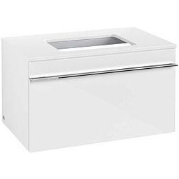 Villeroy & Boch Villeroy und Boch Venticello Waschtisch-Unterschrank A94501DH 75,7 x 43,6 x 50,2 cm, Griff Chrom, Glossy White