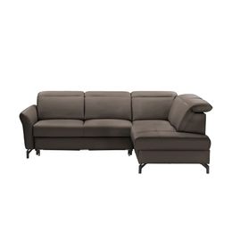 U.N.O uno Ecksofa Basel ¦ braun ¦ Maße (cm): B: 243 H: 100 T: 200