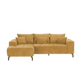 switch Ecksofa Astrid ¦ gelb ¦ Maße (cm): B: 252 H: 94 T: 150