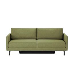 Höffner Schlafsofa Lüneburg ¦ grün ¦ Maße (cm): B: 220 H: 88 T: 104