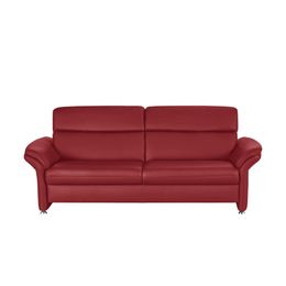 meinSofa Einzelsofa Leder Manon ¦ rot ¦ Maße (cm): B: 228 H: 94 T: 92