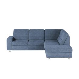 meinSofa Ecksofa Marc ¦ blau ¦ Maße (cm): B: 243 H: 85 T: 234