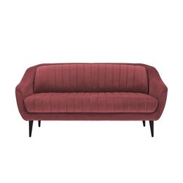 Höffner Sofa Sophia ¦ rot ¦ Maße (cm): B: 190 H: 83 T: 90