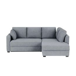 bobb Ecksofa Lisa de Luxe ¦ grau ¦ Maße (cm): B: 235 H: 90 T: 184