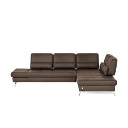 JOOP! Ecksofa Leder Loft 8108 ¦ braun ¦ Maße (cm): B: 299 H: 86 T: 2