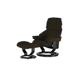 stressless Relaxsessel mit Hocker Reno S ¦ braun ¦ Maße (cm): B: 75