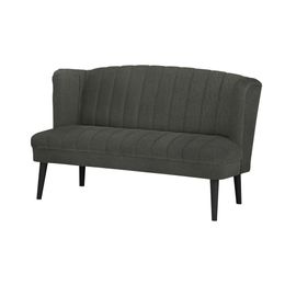 switch Küchensofa Samt Rina ¦ grau ¦ Maße (cm): B: 156 H: 92 T: 76