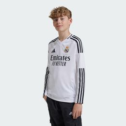 Adidas Real Madrid 24/25 Long Sleeve Kids Heimtrikot