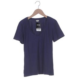 hessnatur Damen T-Shirt, marineblau, Gr. 36