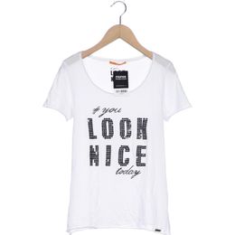 BOSS Orange Damen T-Shirt, weiß, Gr. 36