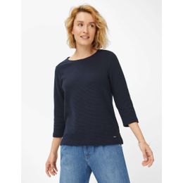 Brax Damen Sweatshirt Style BONNIE, Blau, Gr. 34