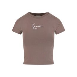 Karl Kani T-Shirt Damen Gr&ouml;&szlig;e XS taupe / wei&szlig;