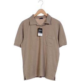 Ragman Herren Poloshirt, beige, Gr. 52