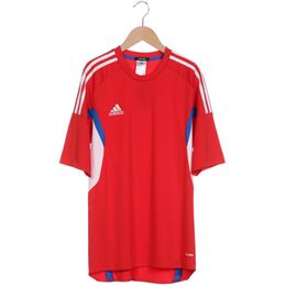 Adidas Herren T-Shirt, rot, Gr. 48