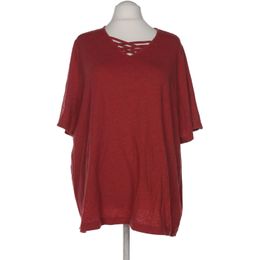 Ulla Popken Damen T-Shirt, rot, Gr. 56