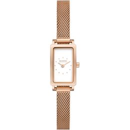 Quarzuhr Skagen "HAGEN, SKW3146/SKW3147" Armbanduhren rosegold (roségoldfarben) Damen Armbanduhr, Damenuhr, analog, Edelstahlarmband