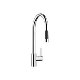 Dornbracht Tara Ultra Spültisch-Einhebelmischer 33870875-00 herausziehbar, mit Brausefunktion, Ausladung 240mm, chrom